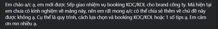 Lưu ý để Book KOL KOC Influencer Hiệu Quả